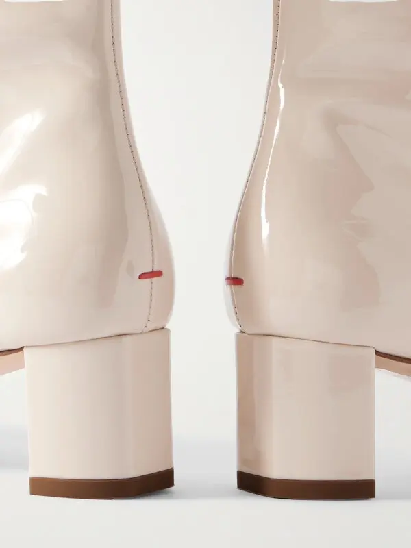 AeydĒ Marty Patent Leather Knee High Boots