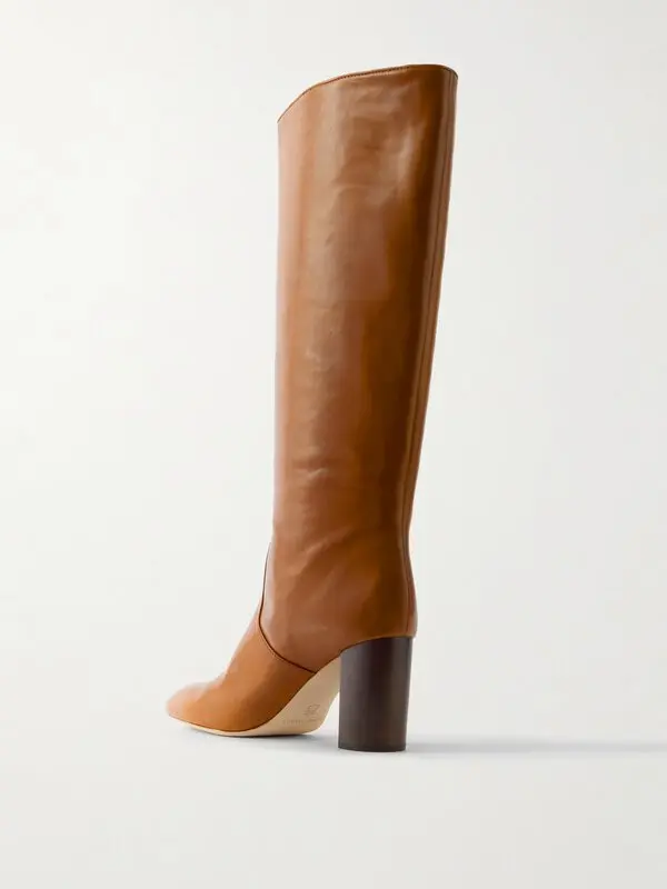 LOEFFLER RANDALL Goldy Leather Knee Boots