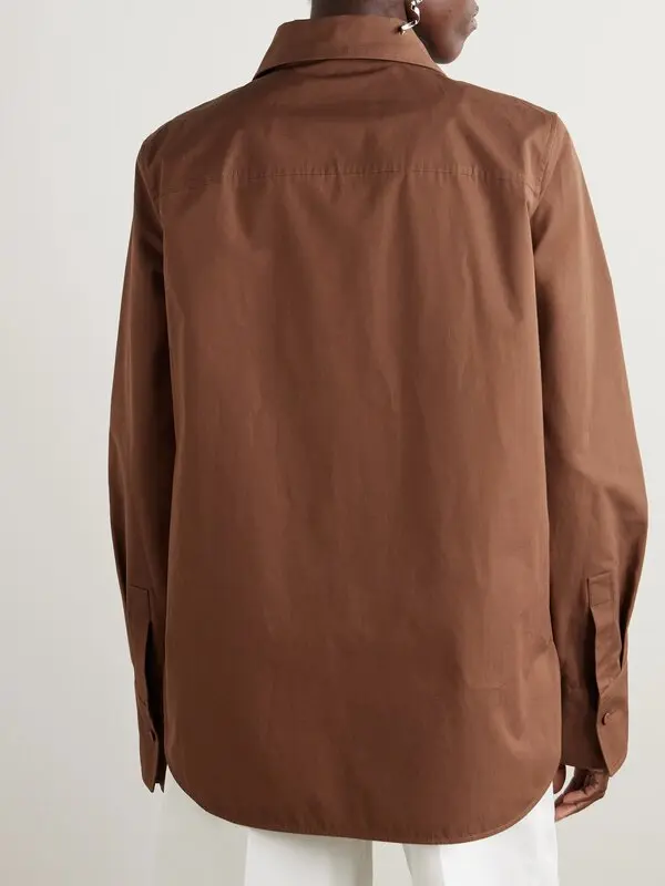 JIL SANDER Cotton-poplin Shirt