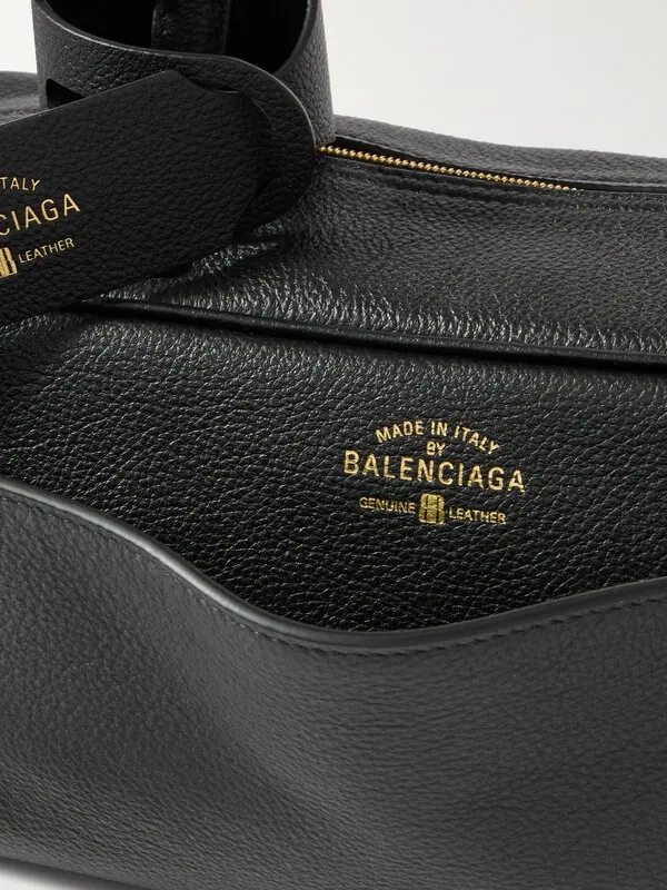 Balenciaga Carrie Small Textured-leather Shoulder Bag