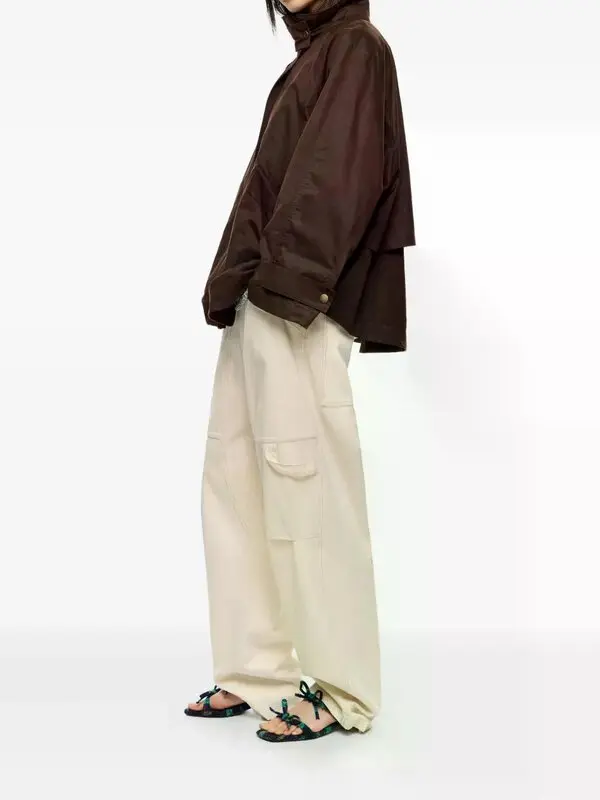 Bimba Y Lola Zip-front Jacket With High Neck