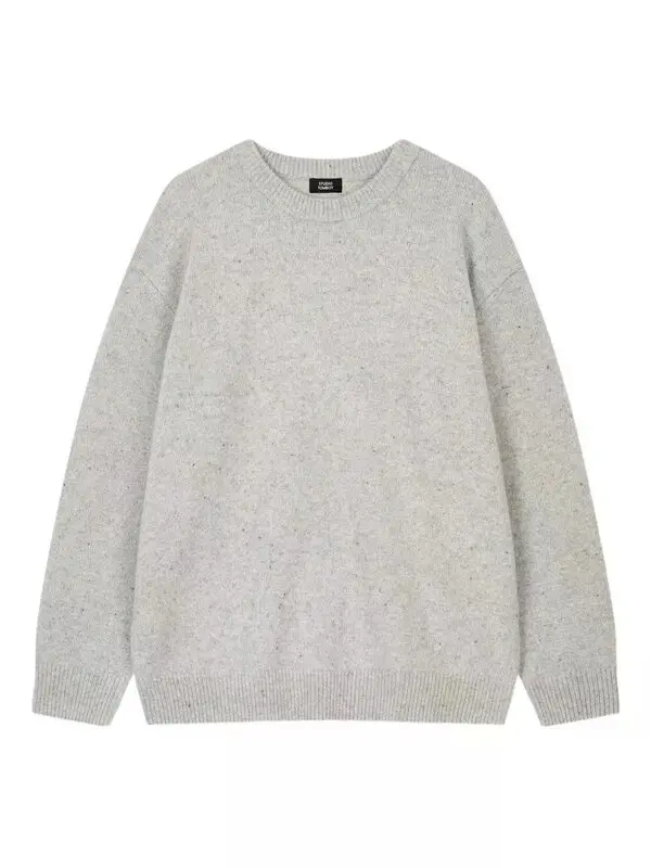 STUDIO TOMBOY Wool-blend Crew Neck Sweater - Grey