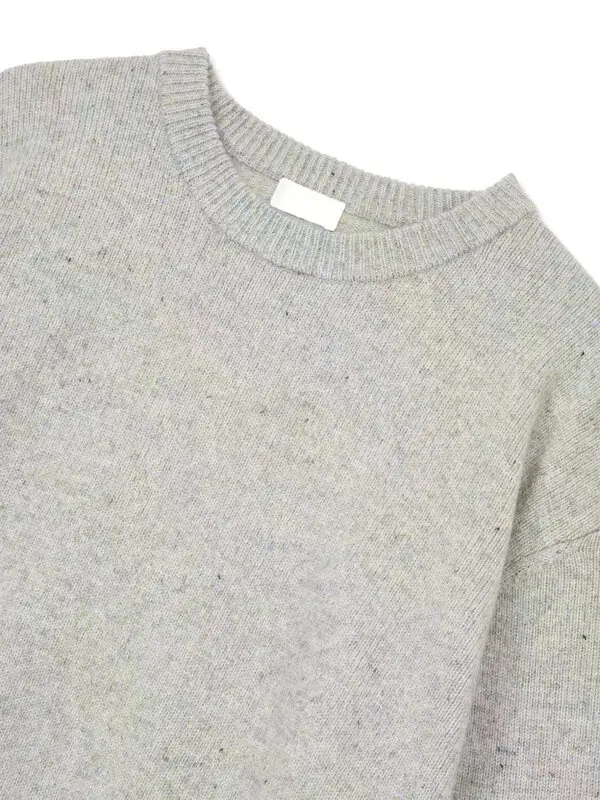 STUDIO TOMBOY Wool-blend Crew Neck Sweater - Grey