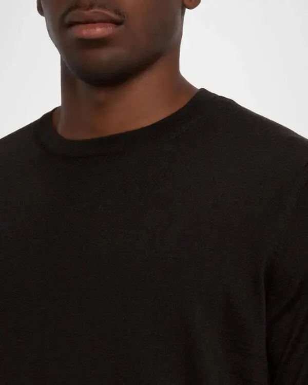 Zegna Cashseta Cashmere And Silk Crewneck Sweater - Brown
