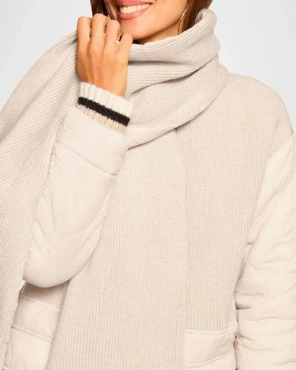 Ramy Brook Melanie Quilted Coat - Ivory
