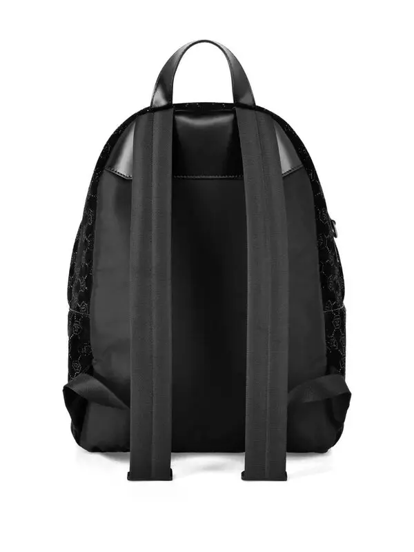 Philipp Plein Hexagon Rhinestone Backpack