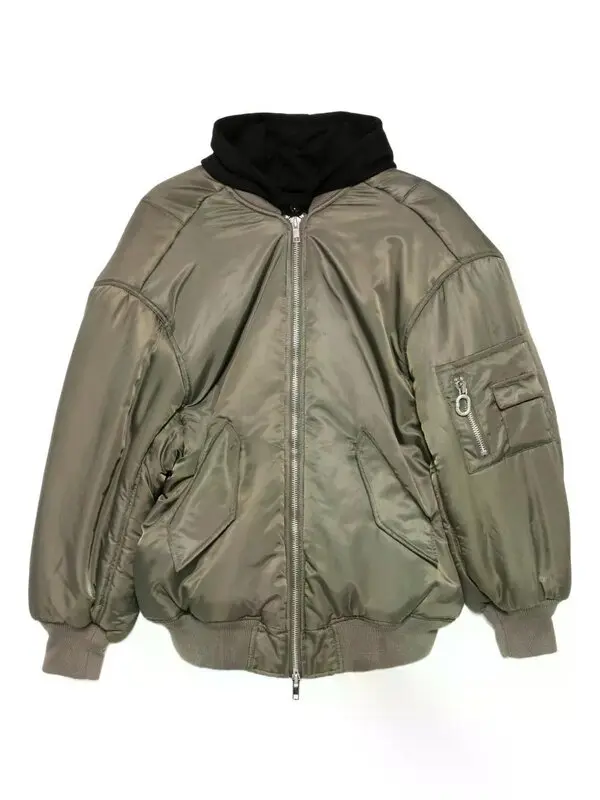 GROUND ZERO Double-layer Jacket - Green