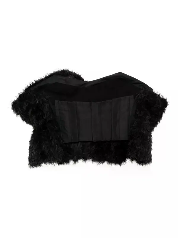 Toga Fringe Tulle Top