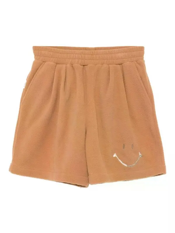 Joshua Sanders Embroidered Fleece Shorts