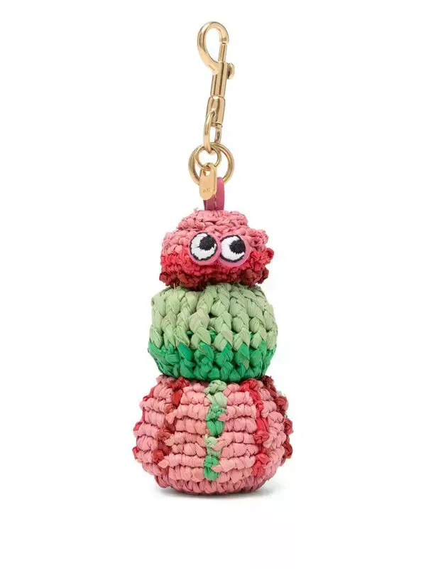 ANYA HINDMARCH Sea Urchin Keyring - Pink