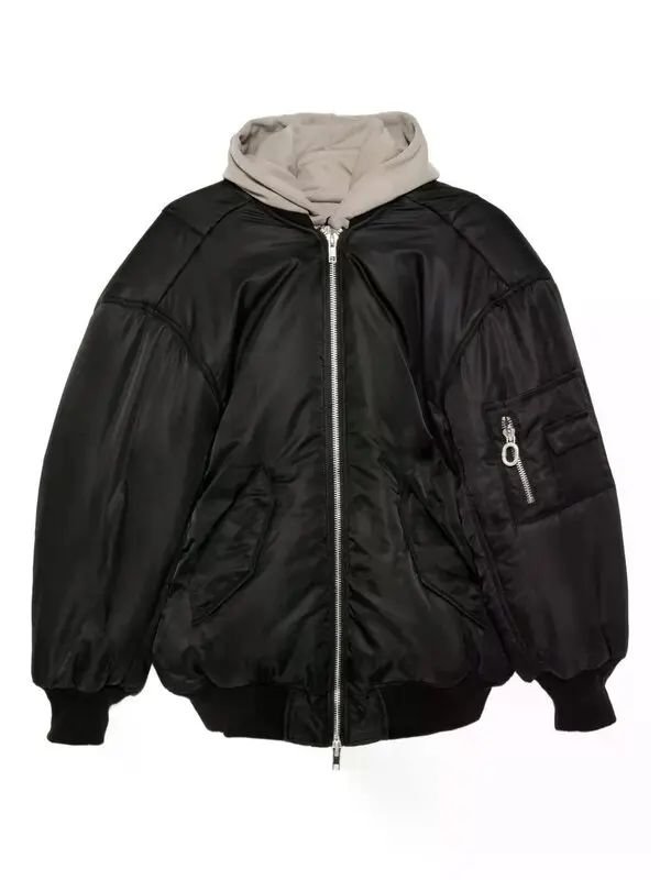 GROUND ZERO Layered Jacket - Black