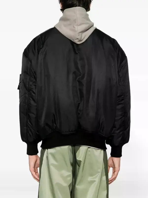 GROUND ZERO Layered Jacket - Black