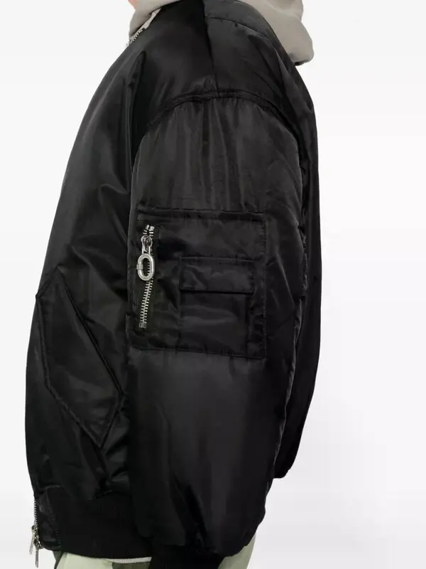 GROUND ZERO Layered Jacket - Black