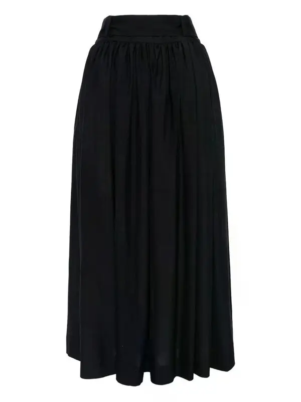 Martin Grant Wool Slit Skirt