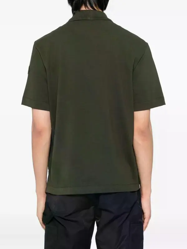 Moncler Logo-embroidered Polo Shirt