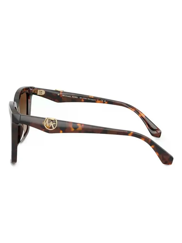 Michael Kors Logo-plaque Square Sunglasses