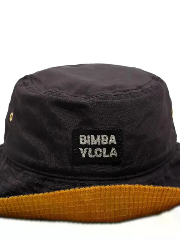 Bimba Y Lola Logo-patch Bucket Hat - Black