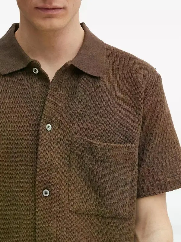 Norse Projects Textured-weave Short-sleeve Shirt