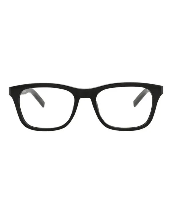 Berluti Square Frame Optical Frames - Black Black Transparent (bl50004i/55/001)