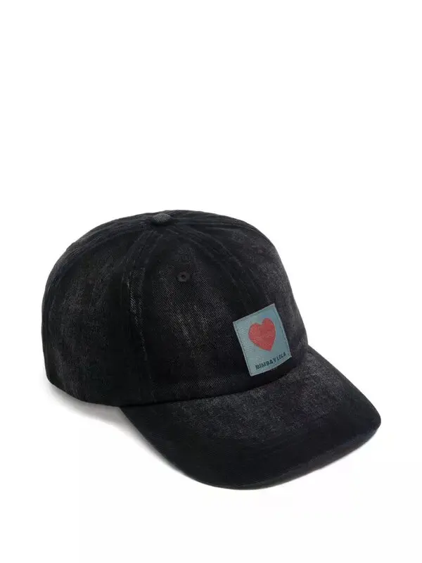 Bimba Y Lola Heart-patch Cap - Black