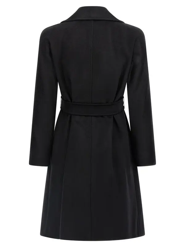 MAX MARA STUDIO Dravenna' Wool Coat - Black