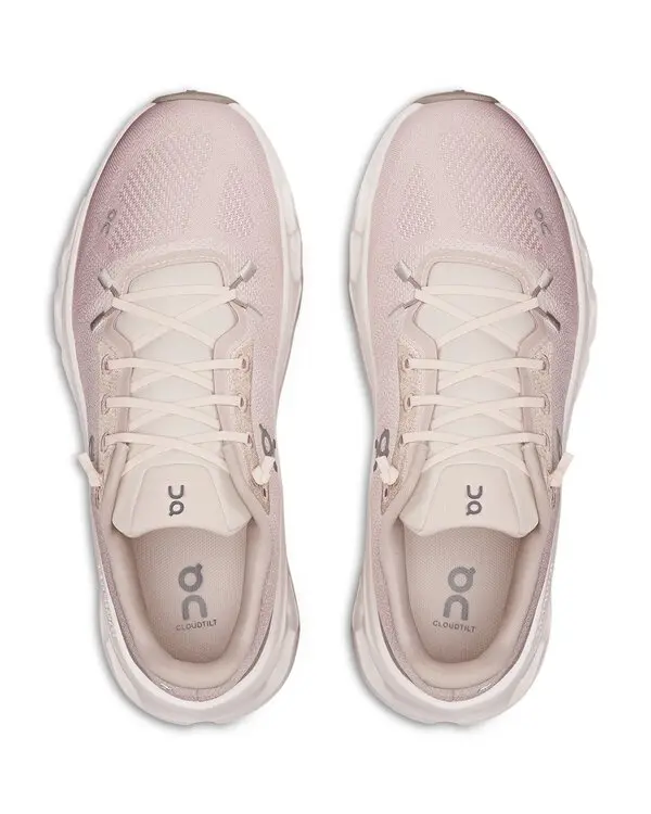 On Cloudtilt Running Sneakers - Pearl/fade