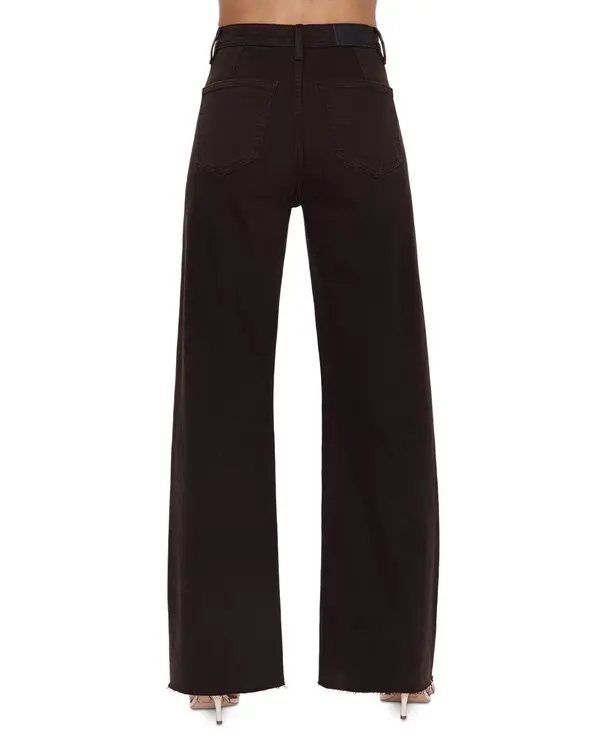 PISTOLA Penny High-rise Wide-leg Jeans - Mocha