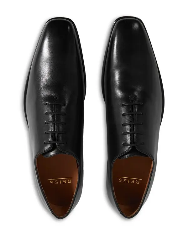 REISS Mead Lace Up Formal Dress Shoes - Black