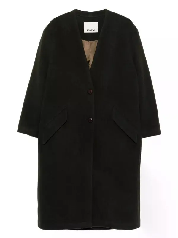 Isabel Marant Button-front Patch-pocket Coat