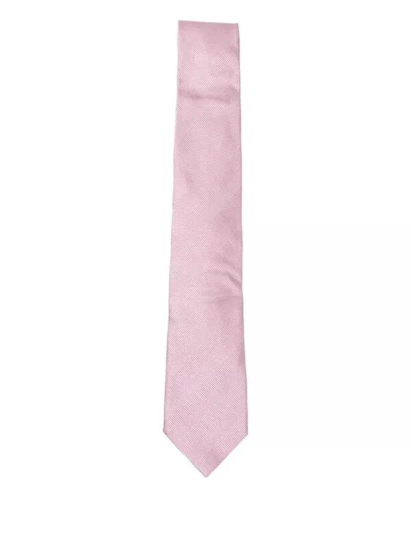 TOM FORD Twill Silk Neck Tie - Pink