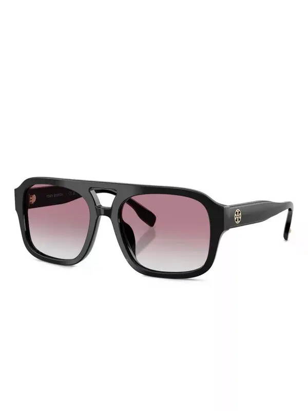 Tory Burch Double-bridge Square-frame Sunglasses