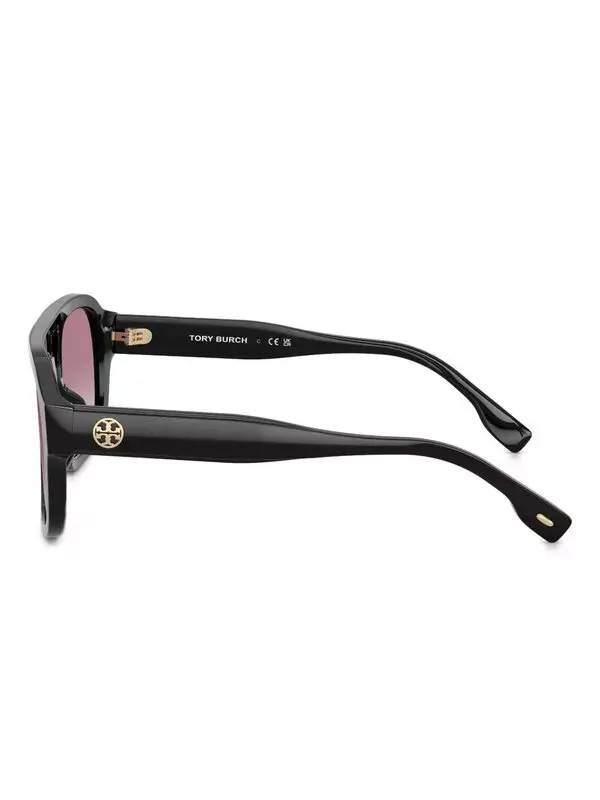 Tory Burch Double-bridge Square-frame Sunglasses
