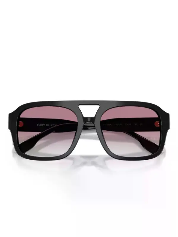 Tory Burch Double-bridge Square-frame Sunglasses