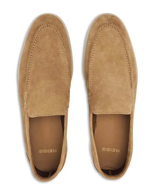 REISS Kason Slip-on Loafers - Stone
