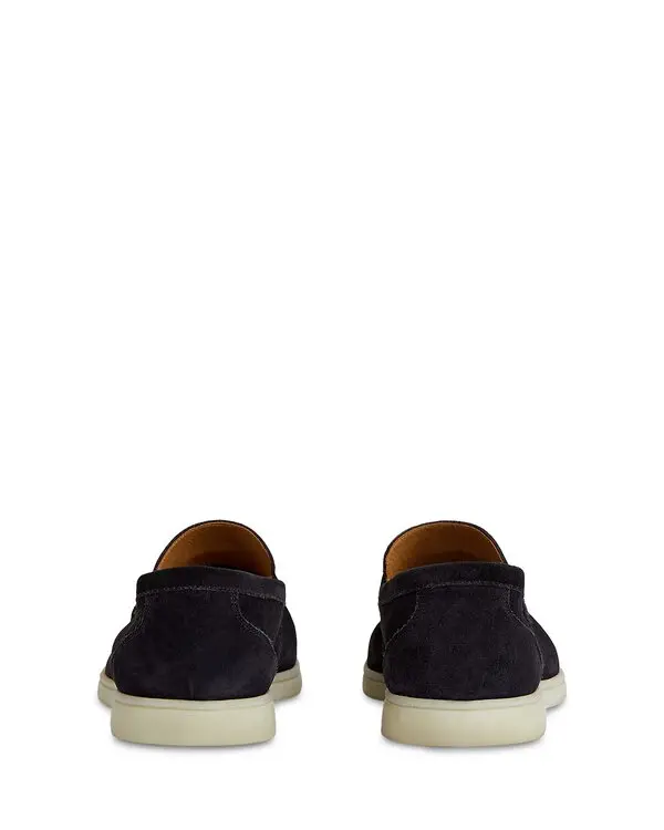 REISS Kason Slip-on Loafers - Navy