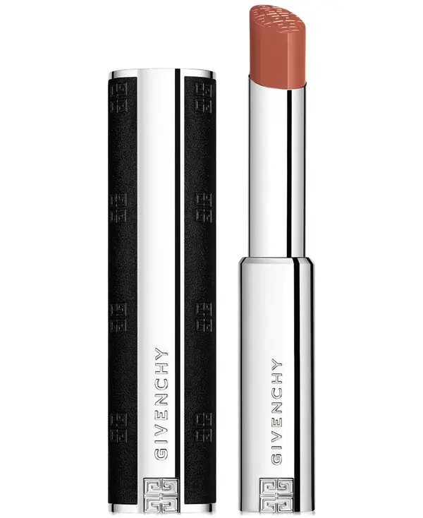 Givenchy Le Rouge Interdit Satin Hydrating Lipstick - 114 Nude Amande: Almond-nude With Warm U