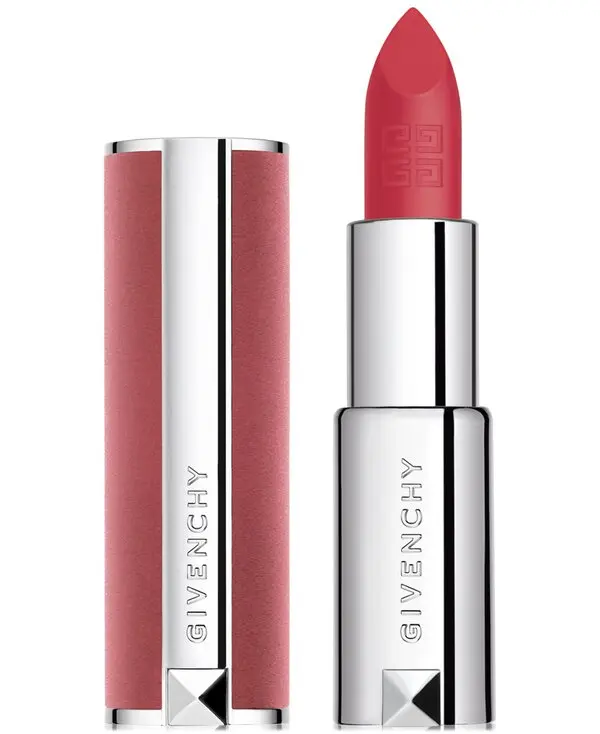 Givenchy Le Rouge Sheer Velvet Matte Lipstick 50 Brun Acajou - 23 Rose Irresistible - Vibrant Bright Pi