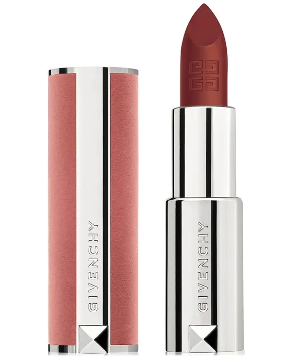 Givenchy Le Rouge Sheer Velvet Matte Lipstick 50 Brun Acajou - 50 Brun Acajou - Deep Brick Red