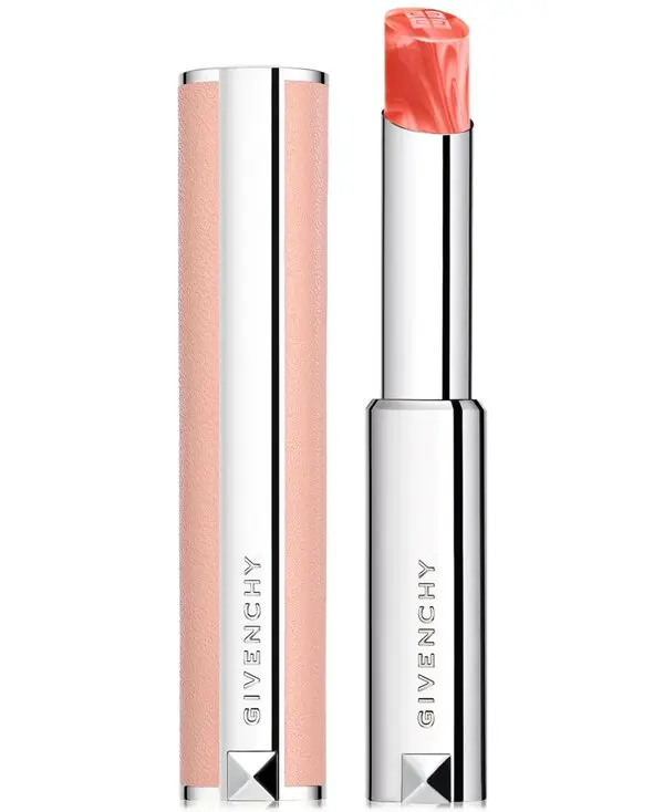 Givenchy Rose Perfecto Lip Balm 501 Spicy Brown - 304 Corally Red - Bright Coral Red