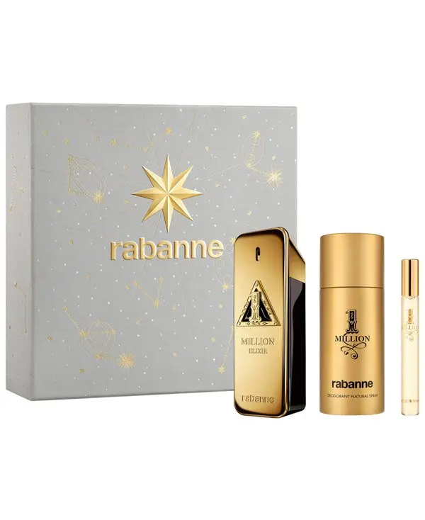 Rabanne 3-pc. 1 Million Elixir Fragrance Set - No Color