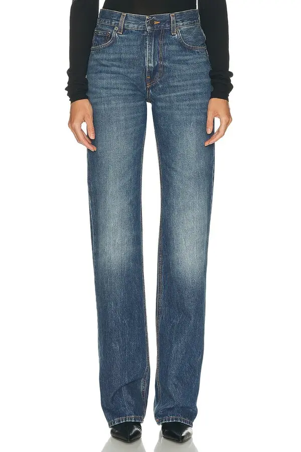 HAIKURE Star Straight Leg Jeans