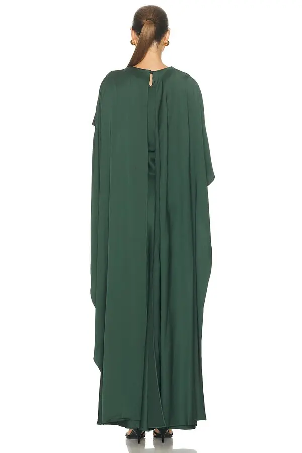 Women's Green Cape Dresses | Editorialist