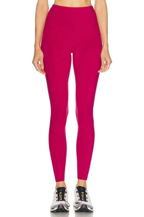 Varley Freesoft 28 High Rise Legging In Red - Rich Raspberry
