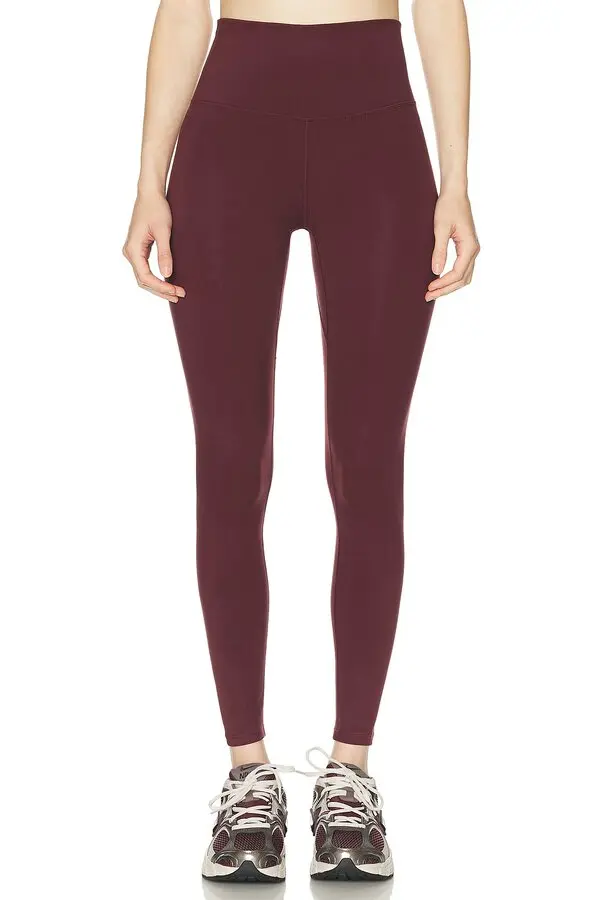 Varley Freesoft 28 High Rise Legging In Red - Sassafras