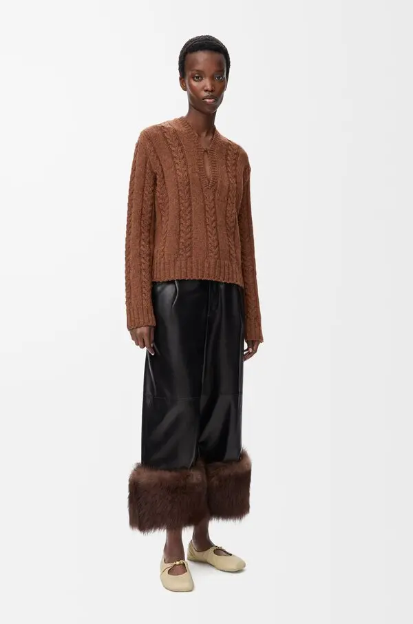 Loewe Turn-up Trousers