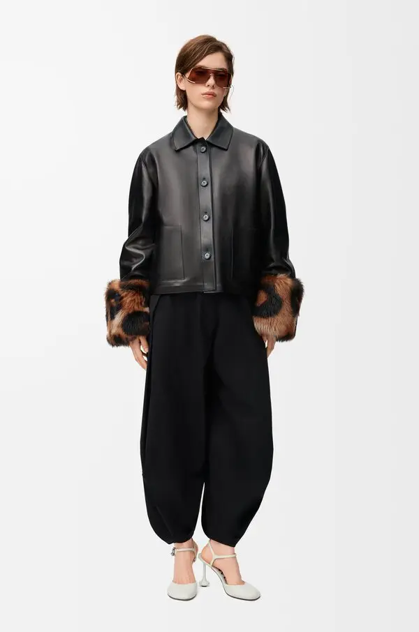 Loewe Turn-up Nappa Lambskin Jacket