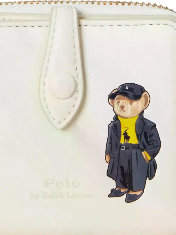 Polo Ralph Lauren Polo Bear Leather Wallet - Neutrals