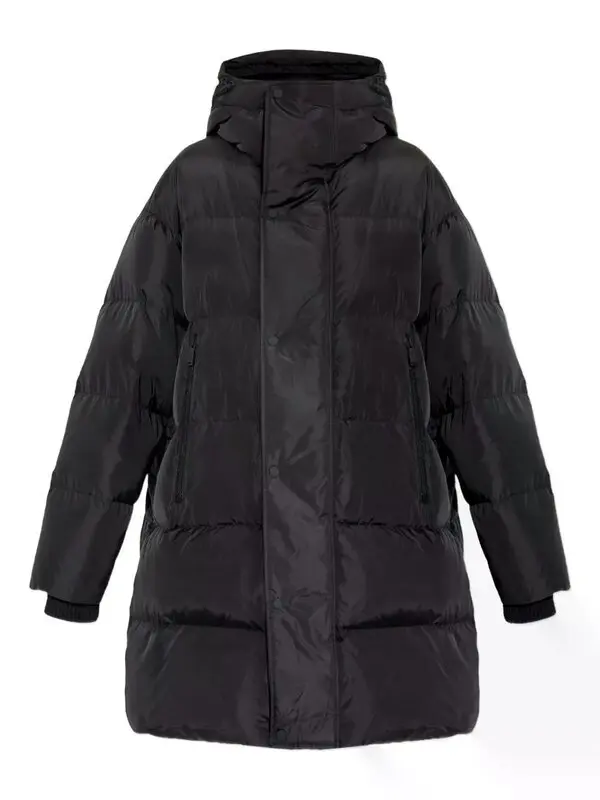 Dsquared2 Hooded Quilted Coat - Black