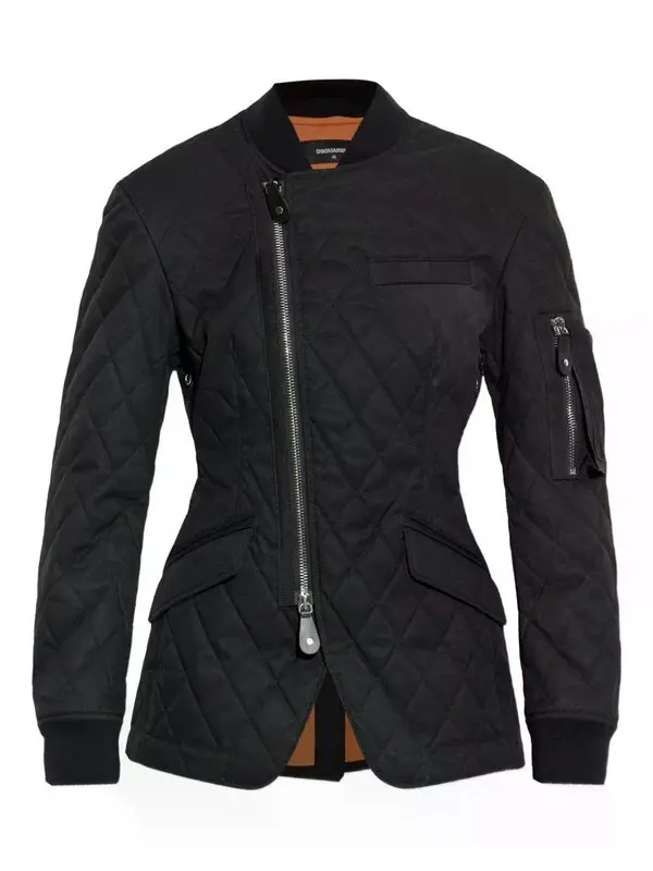 Dsquared2 Quilted Asymmetric-zip Jacket