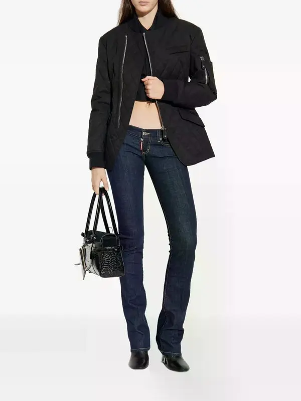 Dsquared2 Quilted Asymmetric-zip Jacket